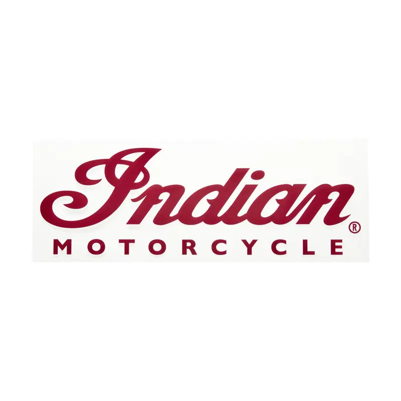 Indian Motorcycle Script Logo Decal | 2865558 — Bair's Powersports Online