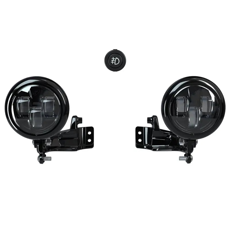 Indian Motorcycle Pathfinder S LED Driving Lights Mount, Black | 28847 ...