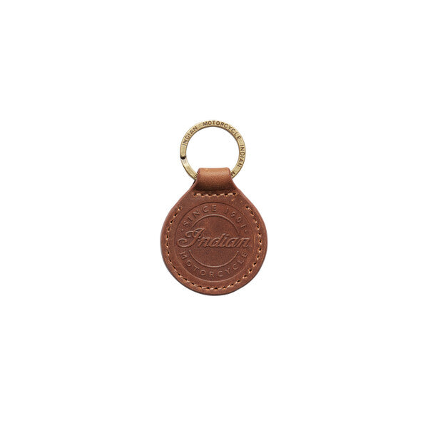 Indian Motorcycle Circle Leather Key Ring | 2862944 — Bair's ...