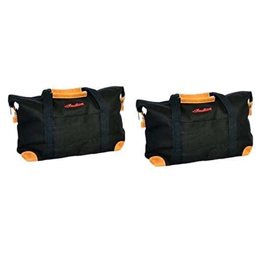 Indian Motorcycle Deluxe Saddlebag Travel Bags in Black, Pair | 288513 ...